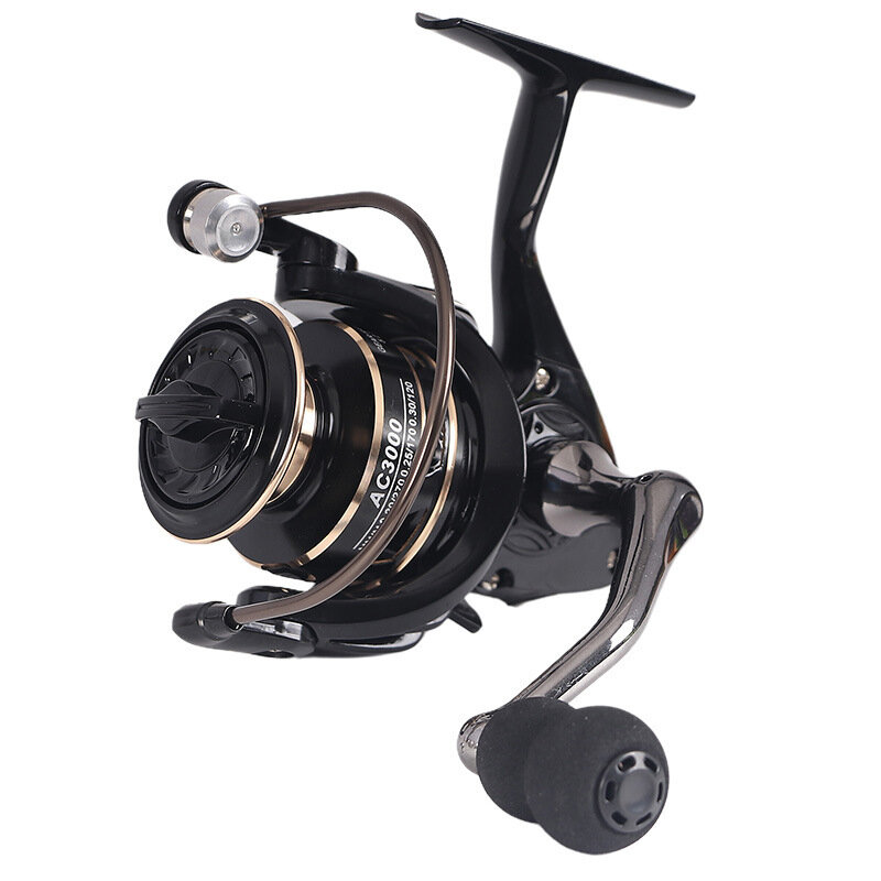 Спиннинговая катушка, катушка для ловли на металлические приманки, цельнометаллическая рыболовная катушка, микро-катушка для дальнего заброса, морское удилище, маленькая катушка для ловли на приманки типа "гольф".
