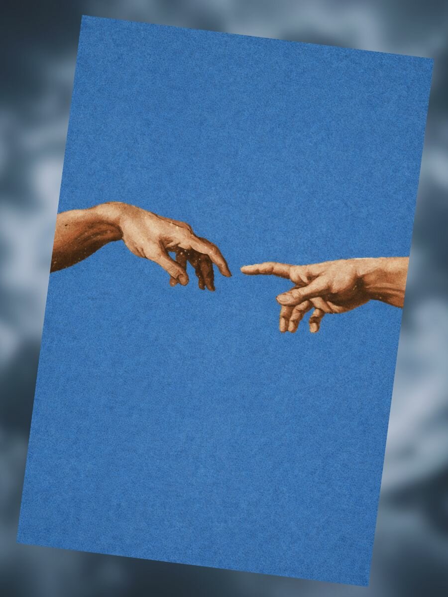 Постер "Прикосновение", 29.7х42см, А3, глянцевый