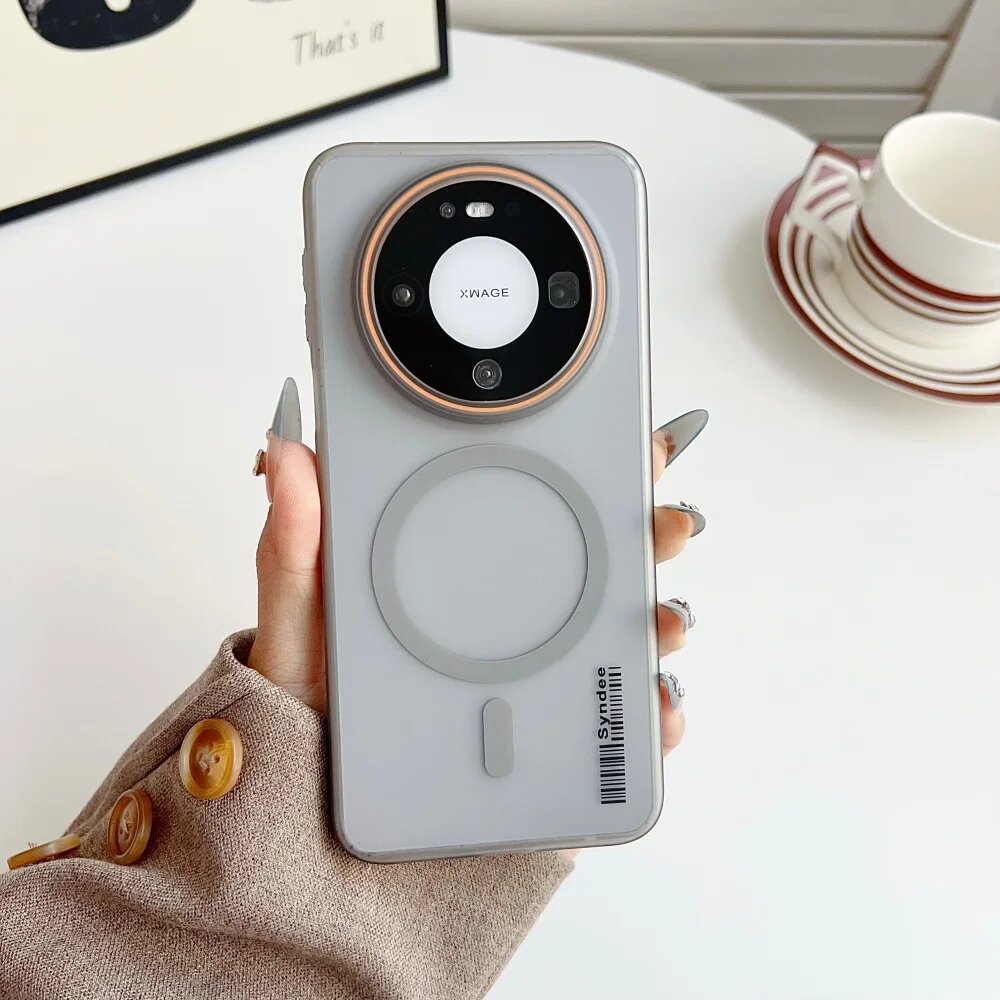 Чехол Huawei Mate 80 Pro, Gray, MagSafe, матовый