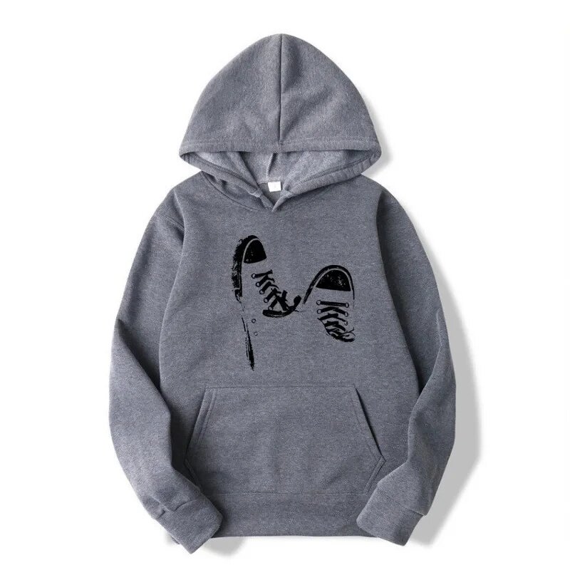 Унисекс толстовка Серый, L, dark grey-D-shoe-h