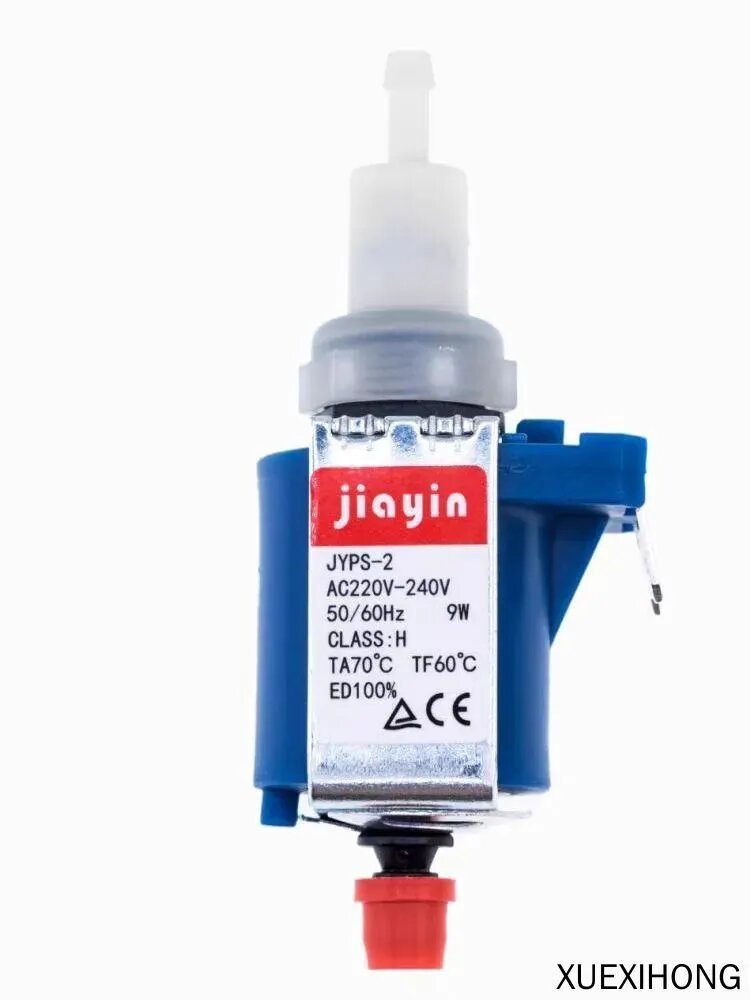 Насос JYPS-2 электромагнитный для отпаривателей, утюгов, пароочистителей, парогенераторов, пылесосов, кофемашин, помпа Jiayin Jyps-2 220-240V 9W