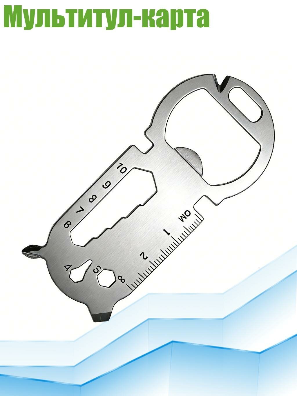 Мультитул-карта, Серебро