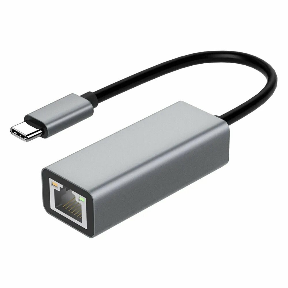 Type-C Hub Adapter/ Сетевая карта Type-C/ Ethernet адаптер сетевой/ RJ45 переходник Интернет 100 Мбит/с