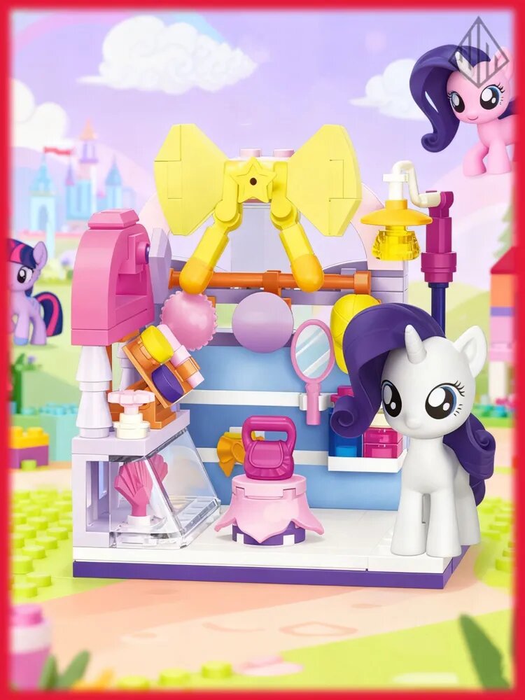 My Little Pony Конструктор Слепая Коробка Игрушки (Pony Bazaar Series)