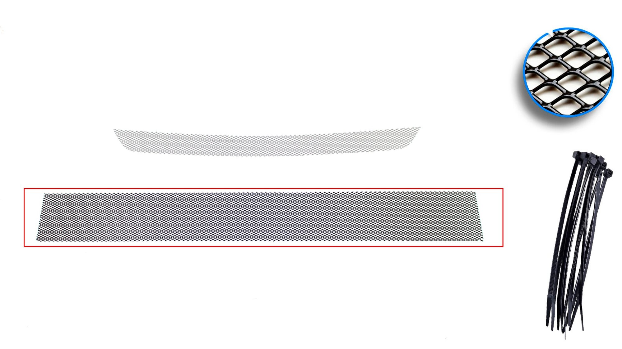 Защитная сетка радиатора для TOYOTA URBAN CRUISER 2009-2014 (I), низ, 1шт