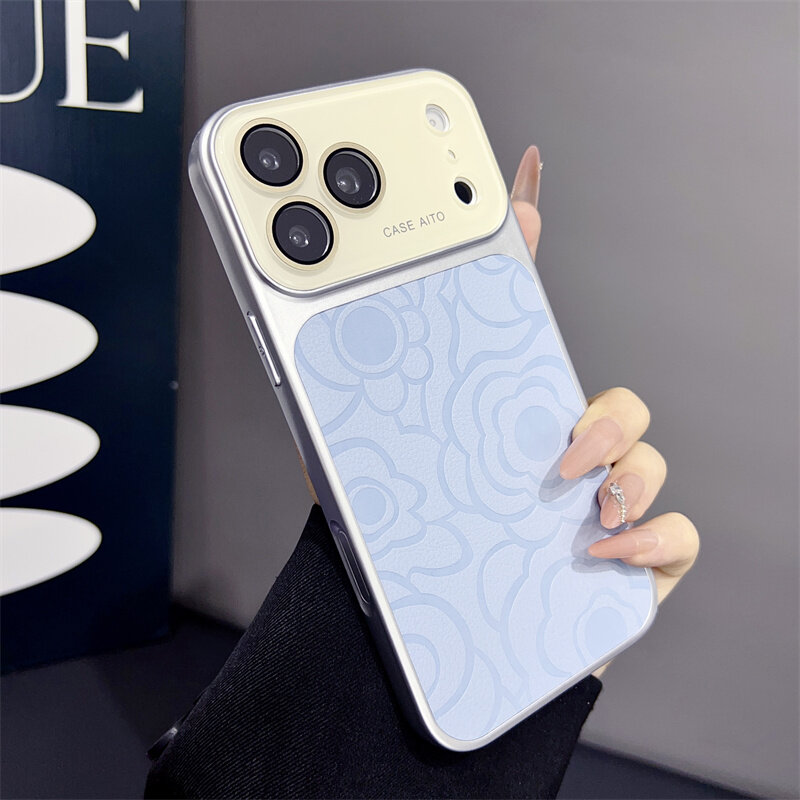 Чехол для Apple iPhone 17 Pro Max / Айфон 17 Про Макс, soft touch, чехол-кардиомонитор, искусственная кожа, поликарбонат (PC), защита камеры, ударопрочный, усиленные углы, Apple, Apple iPhone 17 Pro Max ,