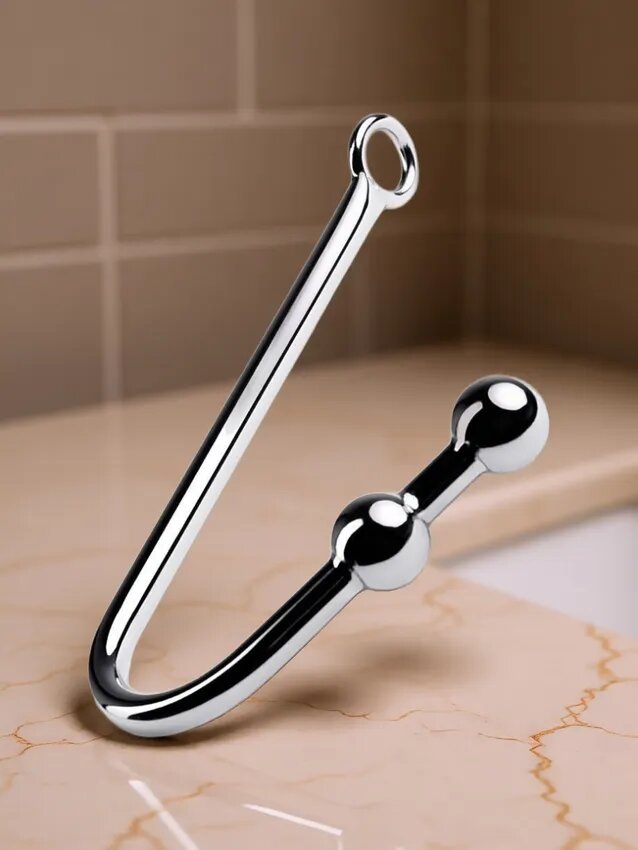 Анальный крюк Bad Kitty для подвешивания, металл