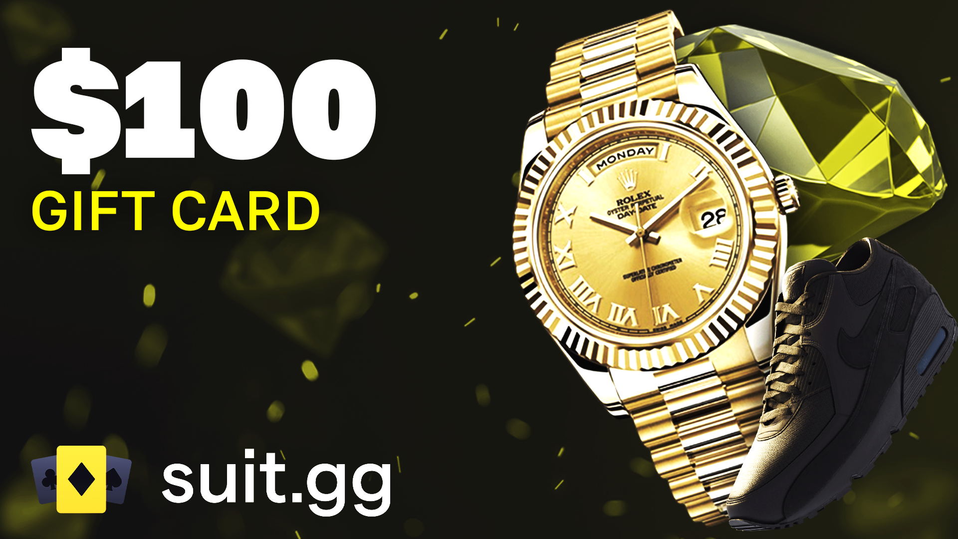 Suit.gg USD 100 Подарочная карта | купить цифровой ключ для активации в России