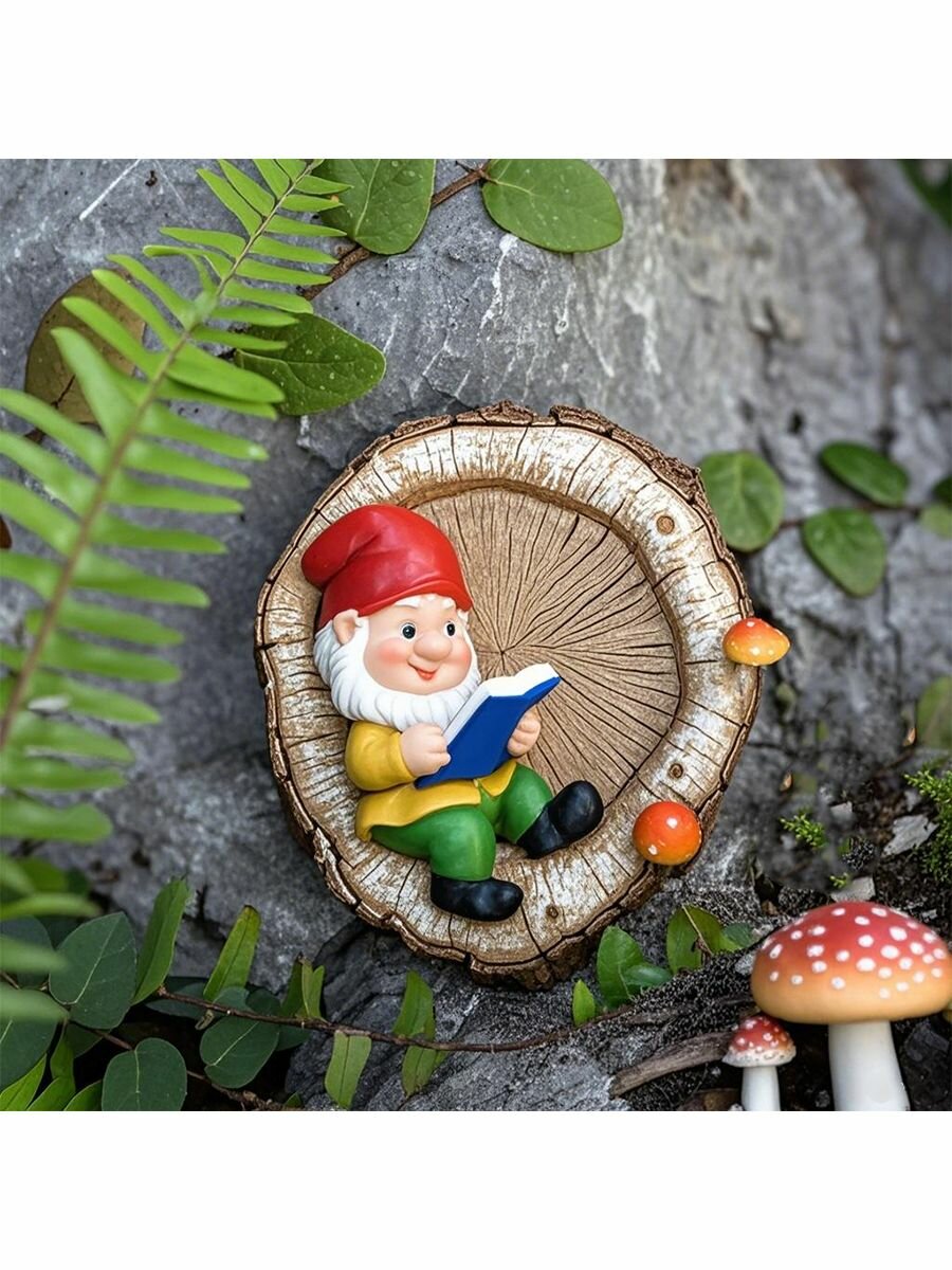 Подвесная садовая фигурка из полистоуна, 36 см, для декора сада и дачи