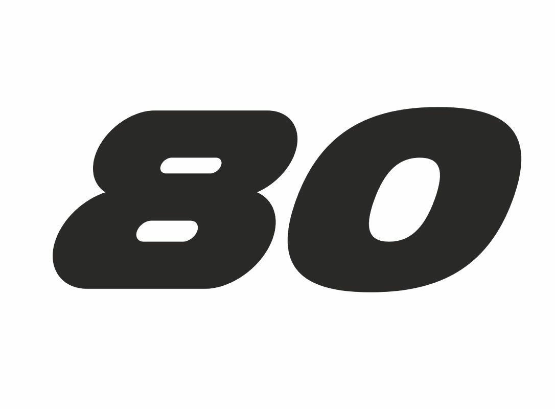 Комплект наклеек на колпак лодочного мотора Mercury 80 XS Pro под carbon.