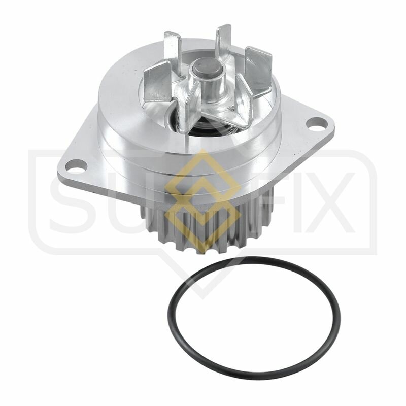 SUFIX Насос водяного охлаждения (помпа) для CITROEN Berlingo(MF, B9) 1.6 00>, C2 1.6 03>, C3 I 1.6 02>, C4 I 1.6 04-11, C-Elysse 1.6 12>, PEUGEOT 1007 1.6 05>,206 1.6 00>,207 1.6 06>,301 1.6 12>,307 1.6 00