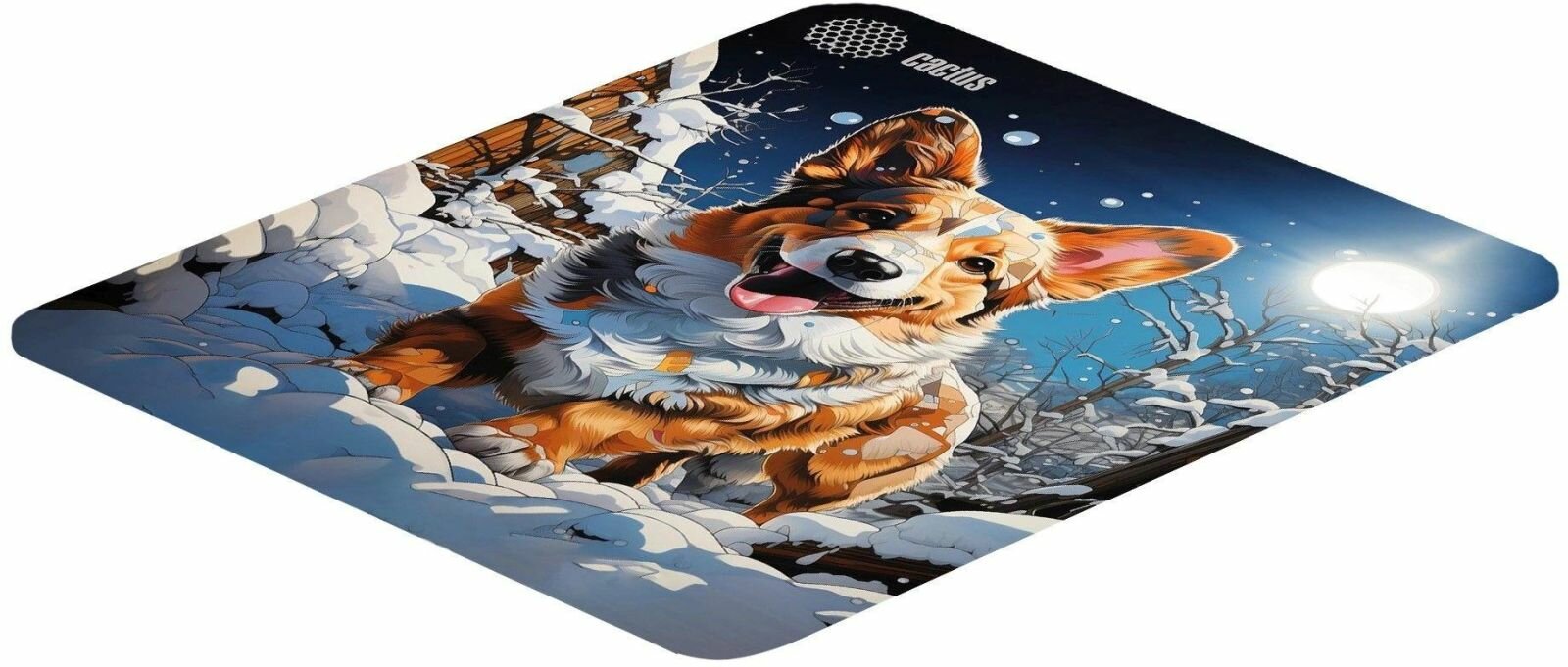 Коврик для мыши CACTUS Corgi рисунок, размер 300х250х3 мм (CS-MP-D13M)