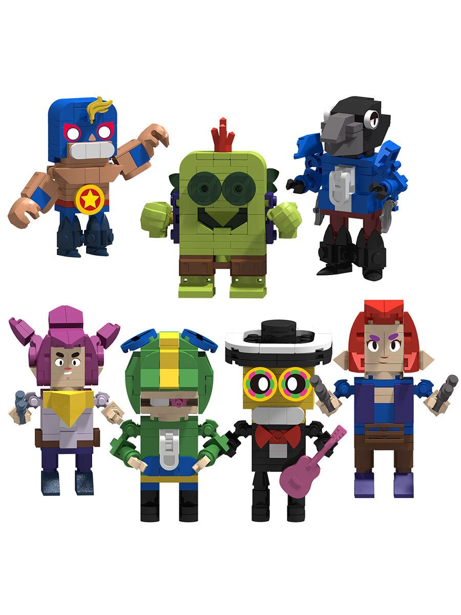 Конструктор Игровые персонажи "Brawl Stars" 7.1-9cm