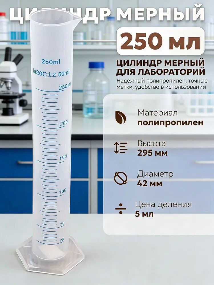 Емкость мерная, 250 мл, 1 шт