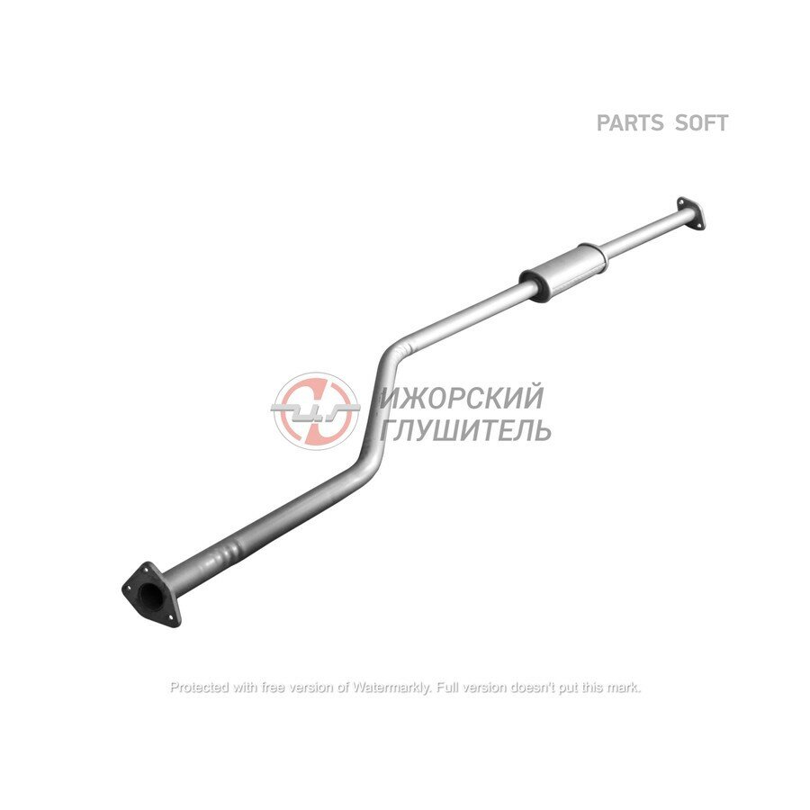 Резонатор (средняя часть) mitsubishi lancer 9 (дв. 1.3-1.6) ижорский глушитель 136456