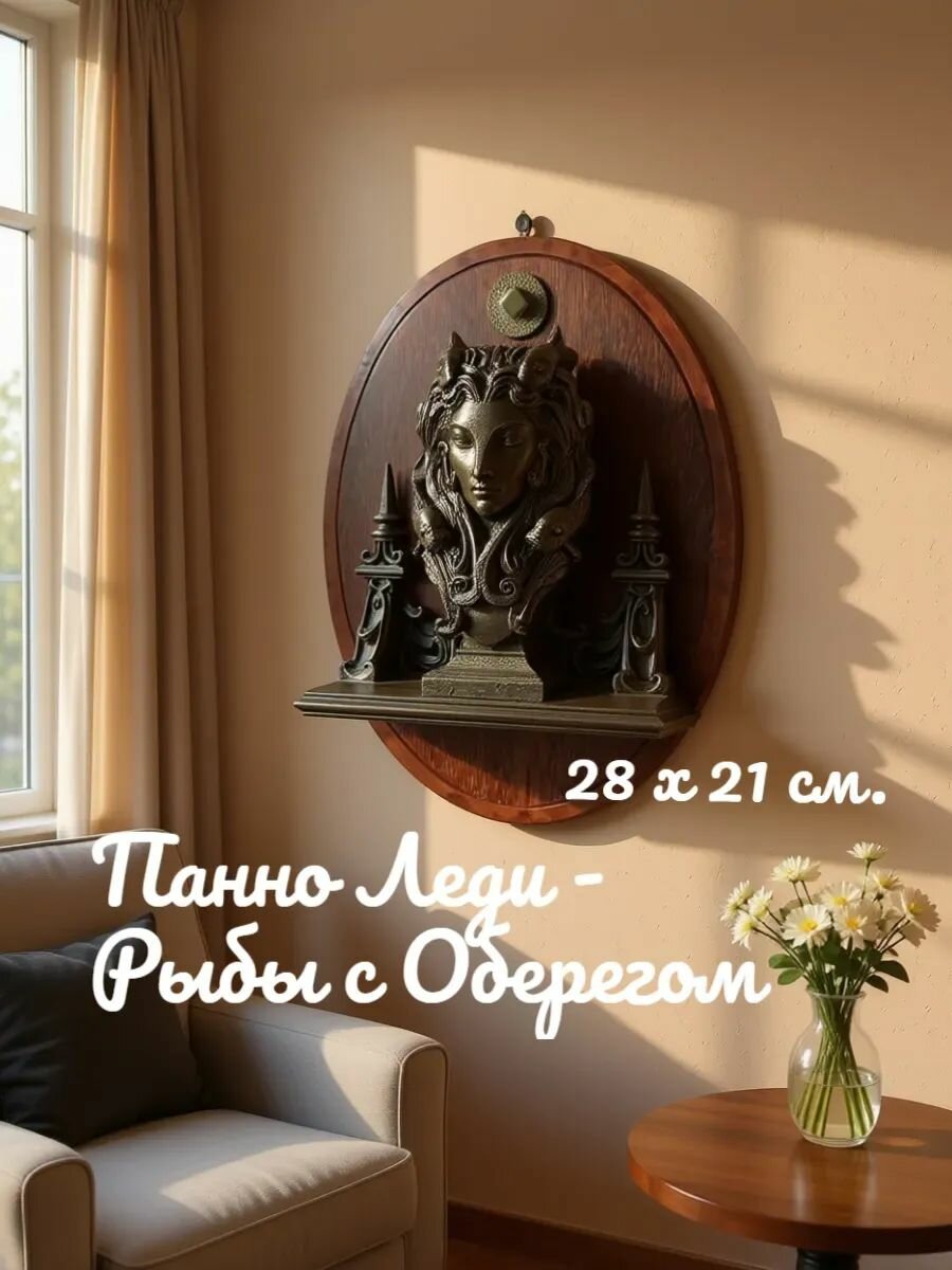 Панно Леди Рыбы с Оберегом