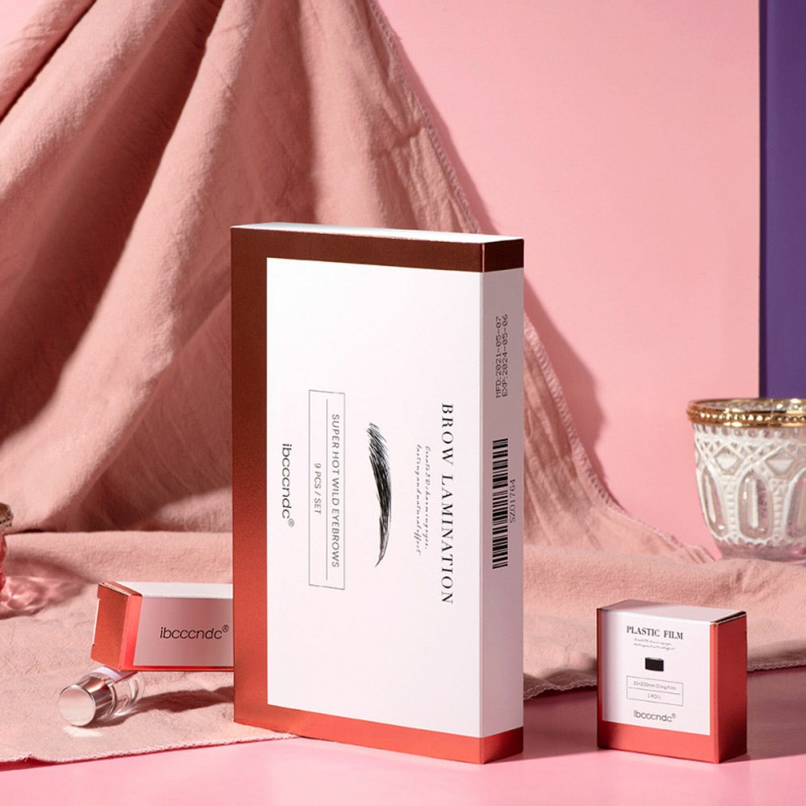 Набор для поднятия бровей с лаковыми расческами, идеален для дома и салона, легкий в использовании, подходит для мужчин и женщин