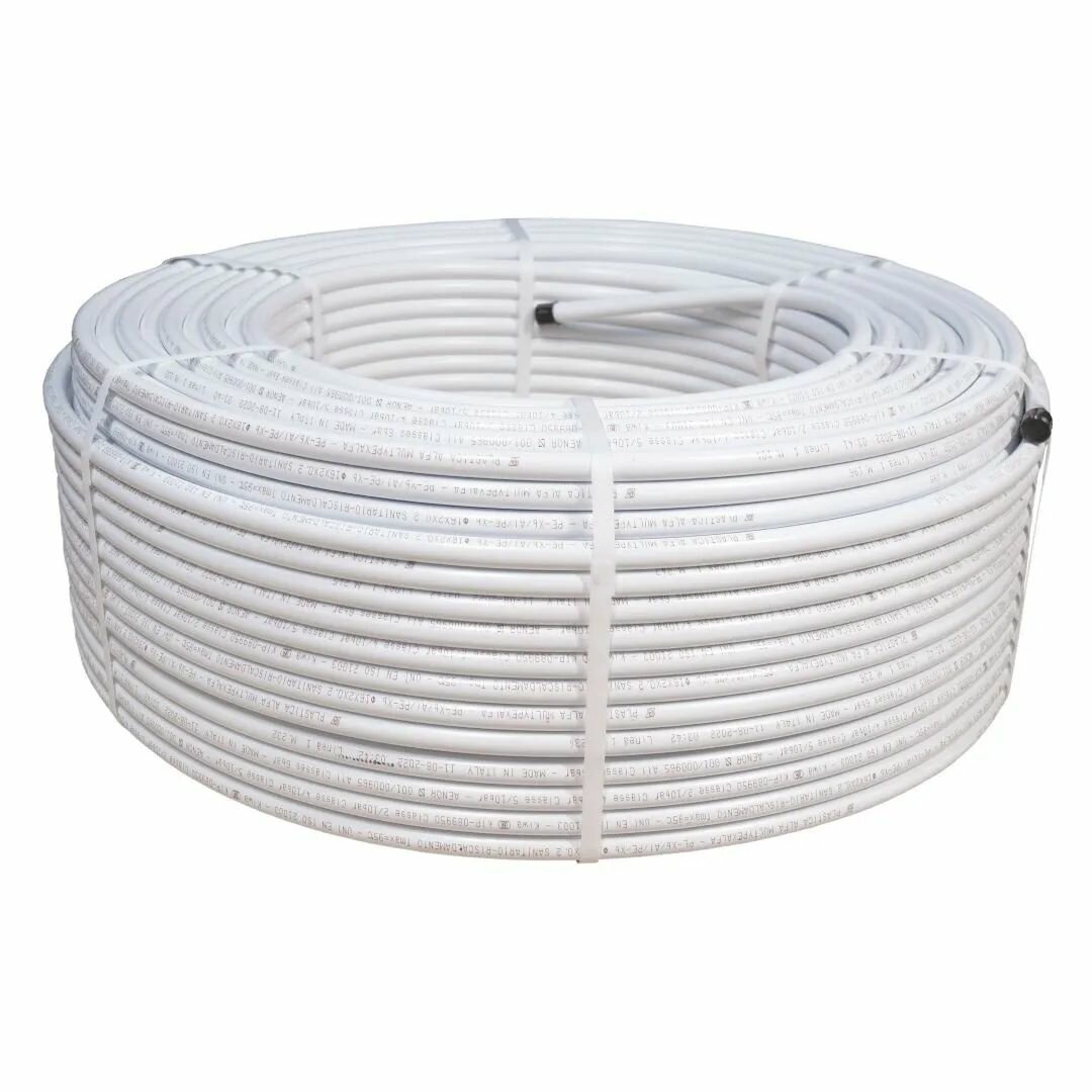 Труба металлопластиковая PERT-AL-PERT Plastica Alfa(Италия) 16х2 мм(бухта 250 метров) полиэтилен повышенной термостойкости с алюминиевым слоем