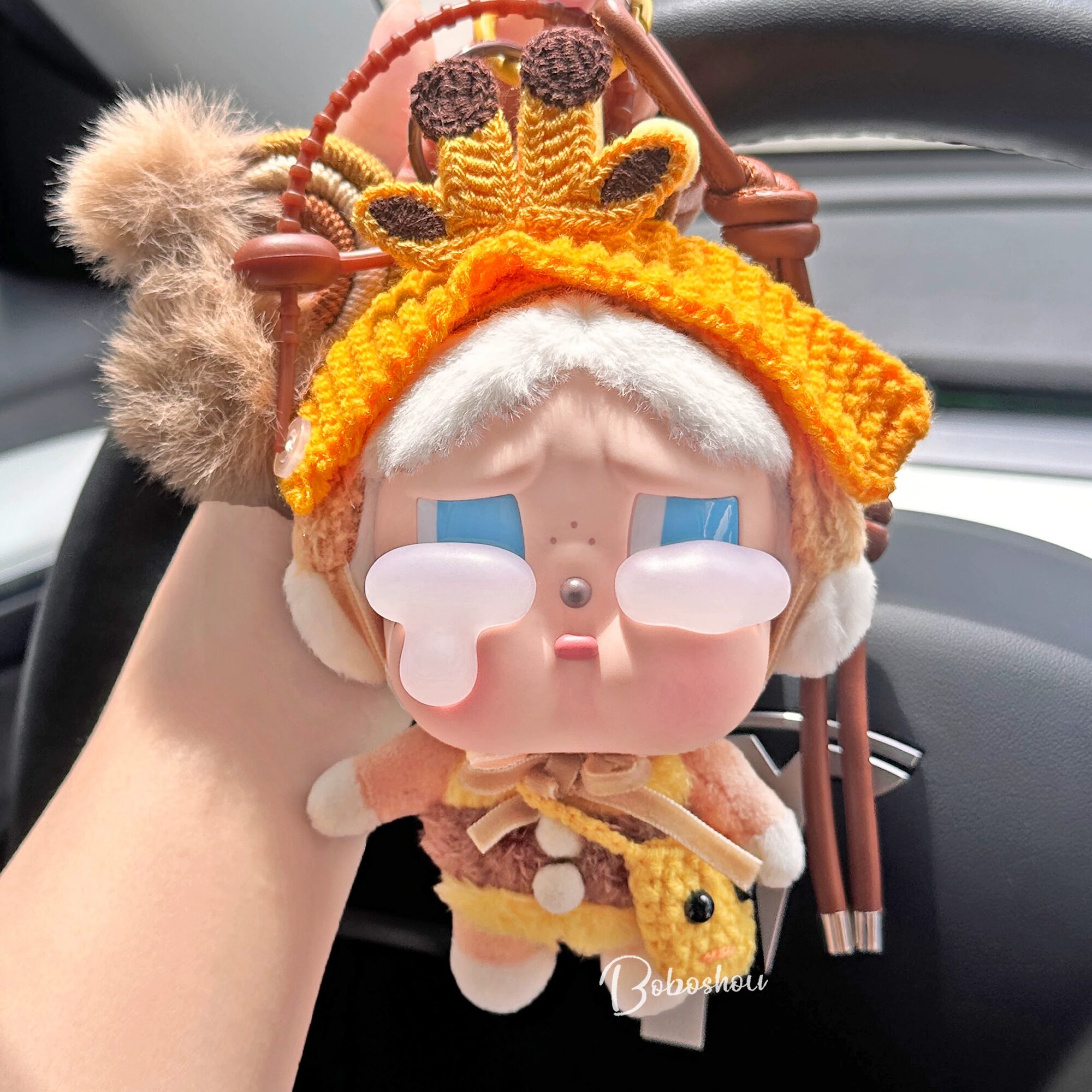 Pop Mart Плакающая Пчела Плюшевая Кукла Блайнд Бокс Игрушка, 10 см Резиновый Материал, Милый Насекомый Персонаж