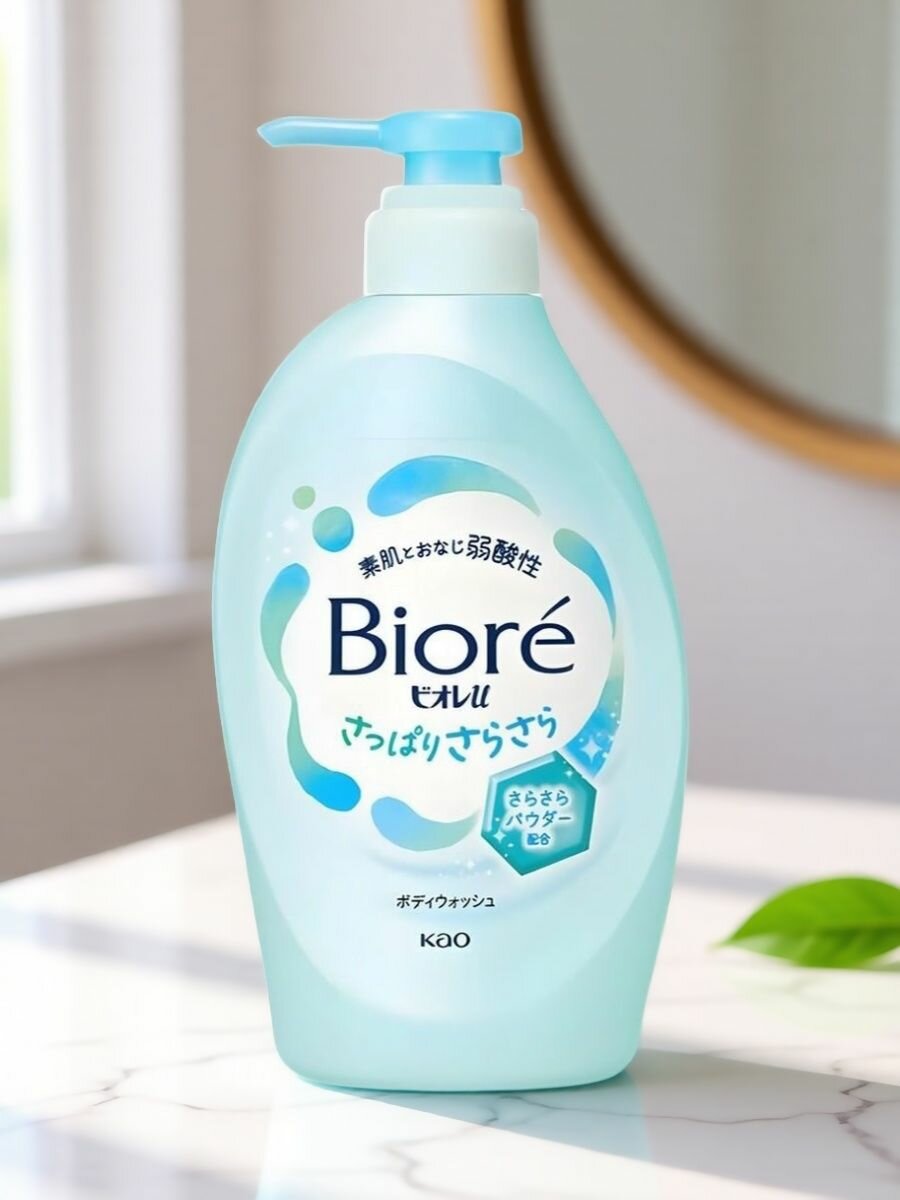 Гель для душа KAO Biore с низкой кислотностью, с освежающим цитрусовым ароматом 450 мл