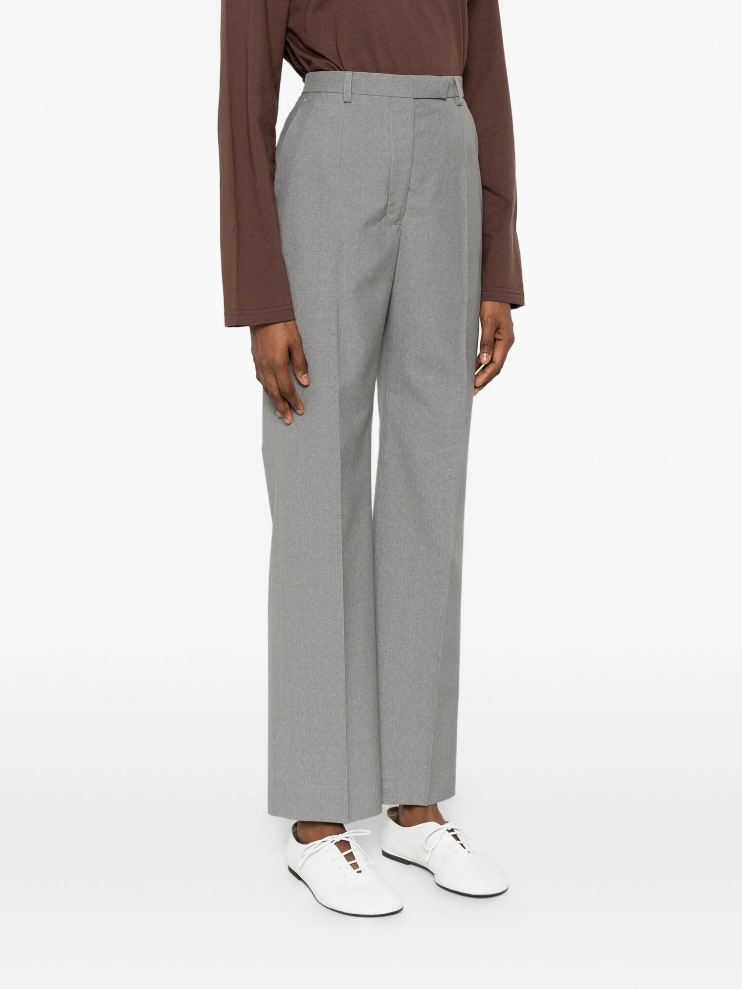 Брюки Jil Sander Pressed-crease tailored trousers, размер 44 — фото 1