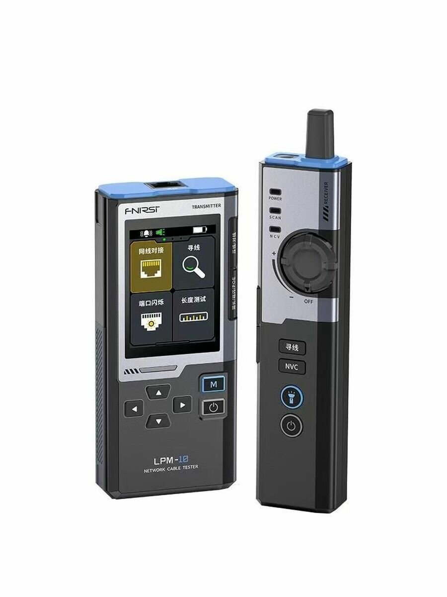 Тестер сетевого кабеля FNIRSI LPM-10A, диагностический тест Ethernet RJ11RJ45POE, NCV