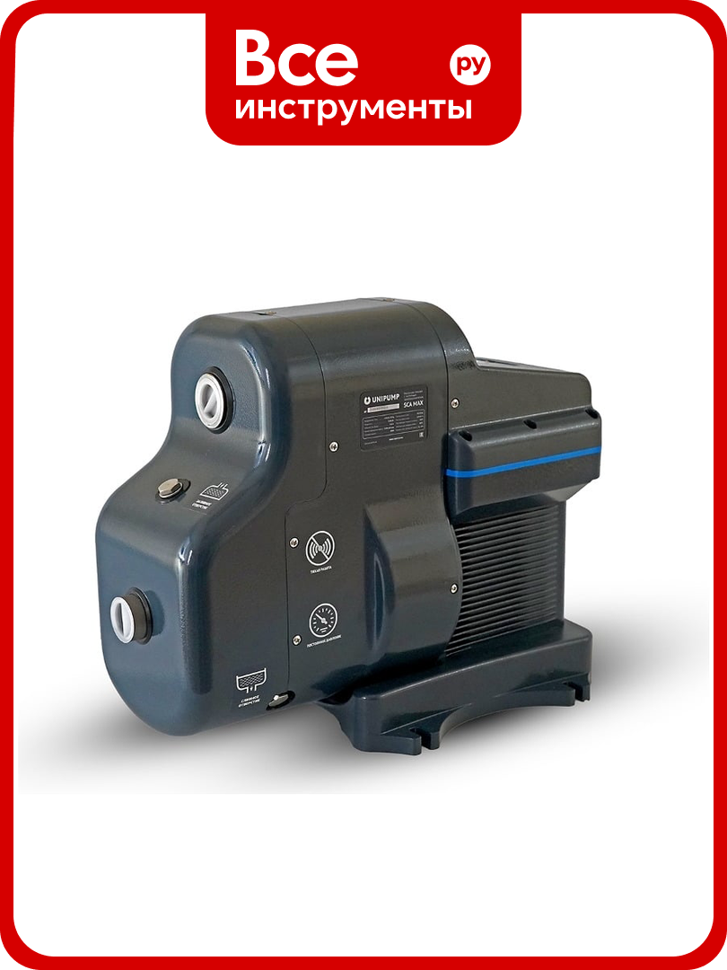 Насосная станция с частотным преобразователем UNIPUMP SCA MAX 75354, самовсасывающая, нержавеющая сталь, защита от брызг