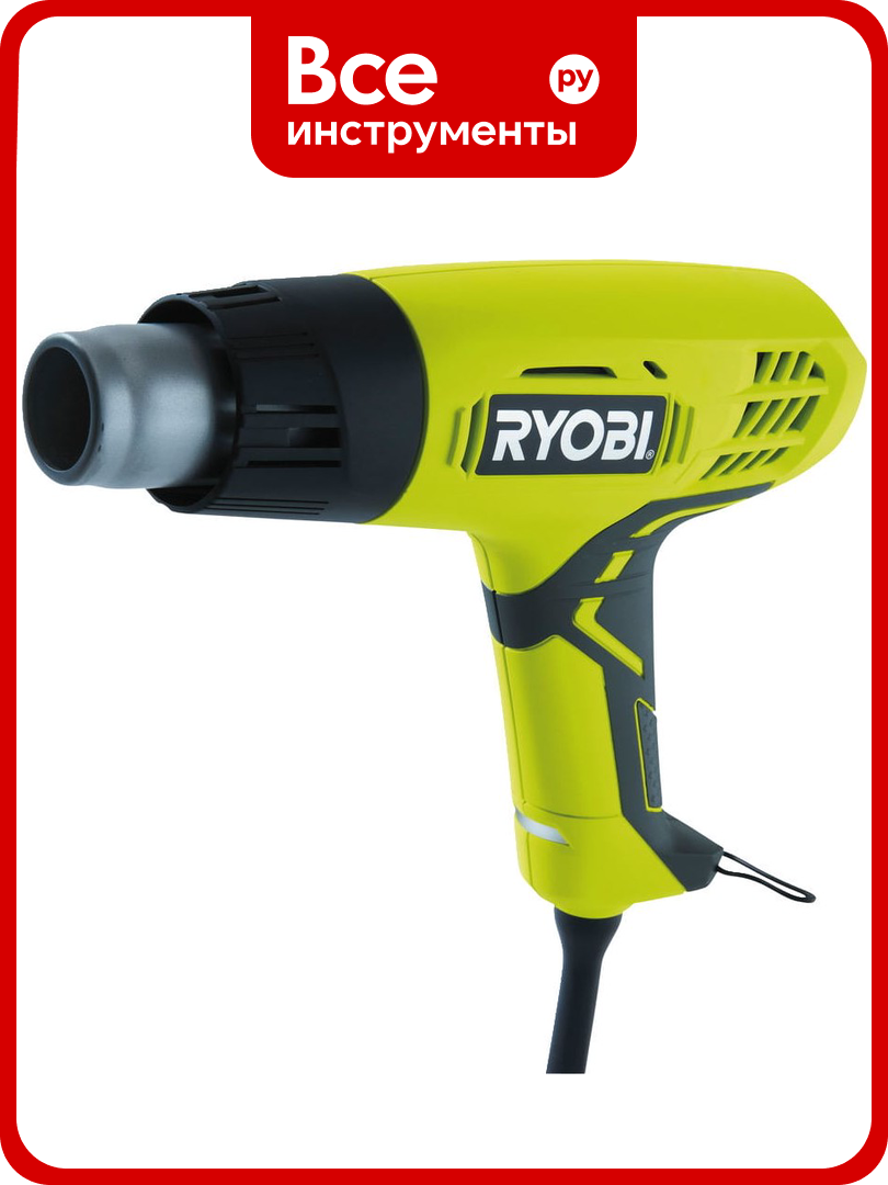 Технический фен Ryobi EHG2000 5133001137 для защиты и декоративного покрытия поверхностей