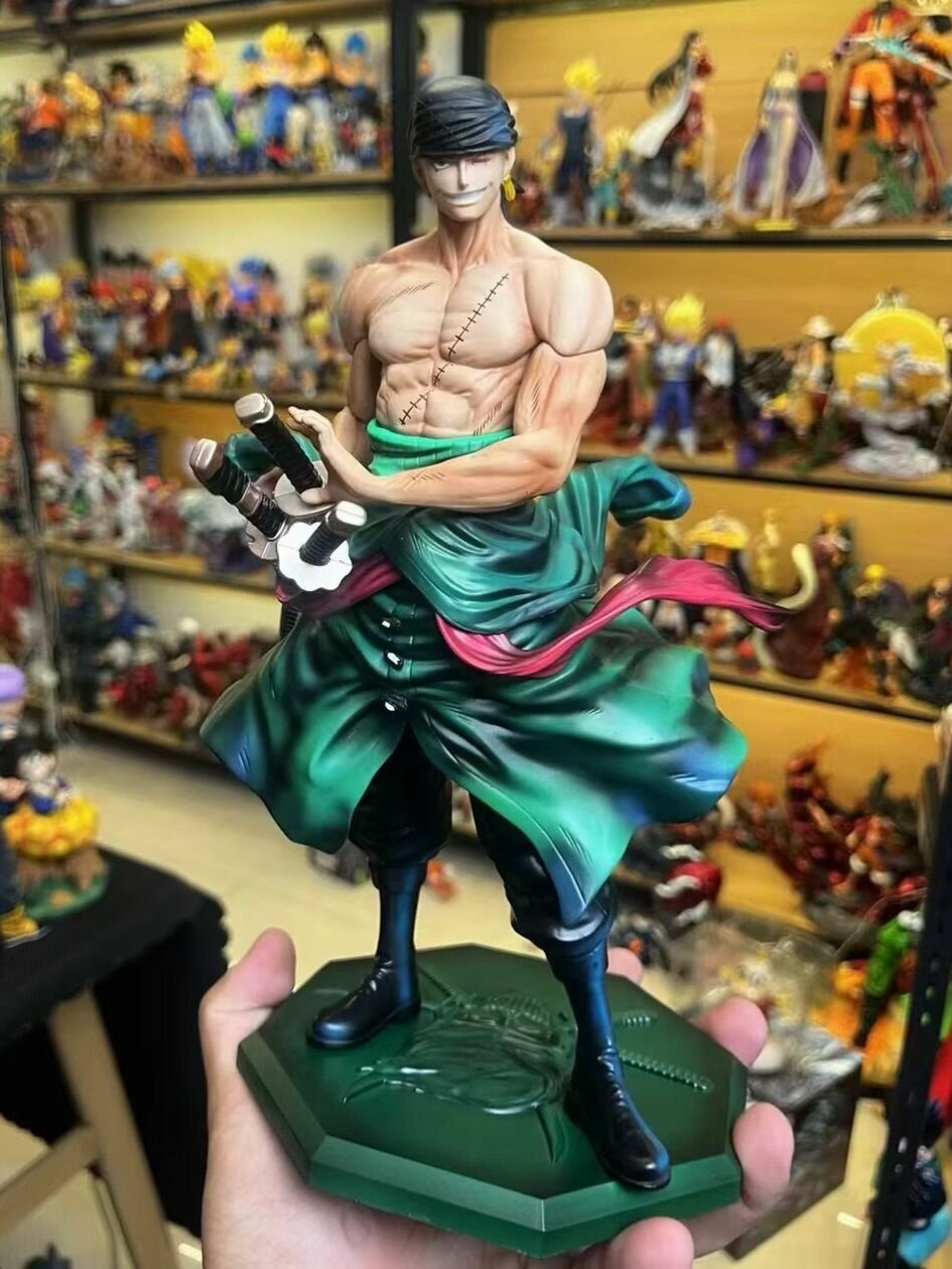 Аниме фигурка Ван Пис/One Piece, Roronoa Zoro/Ророноа Зоро(двойная головная фигурка)