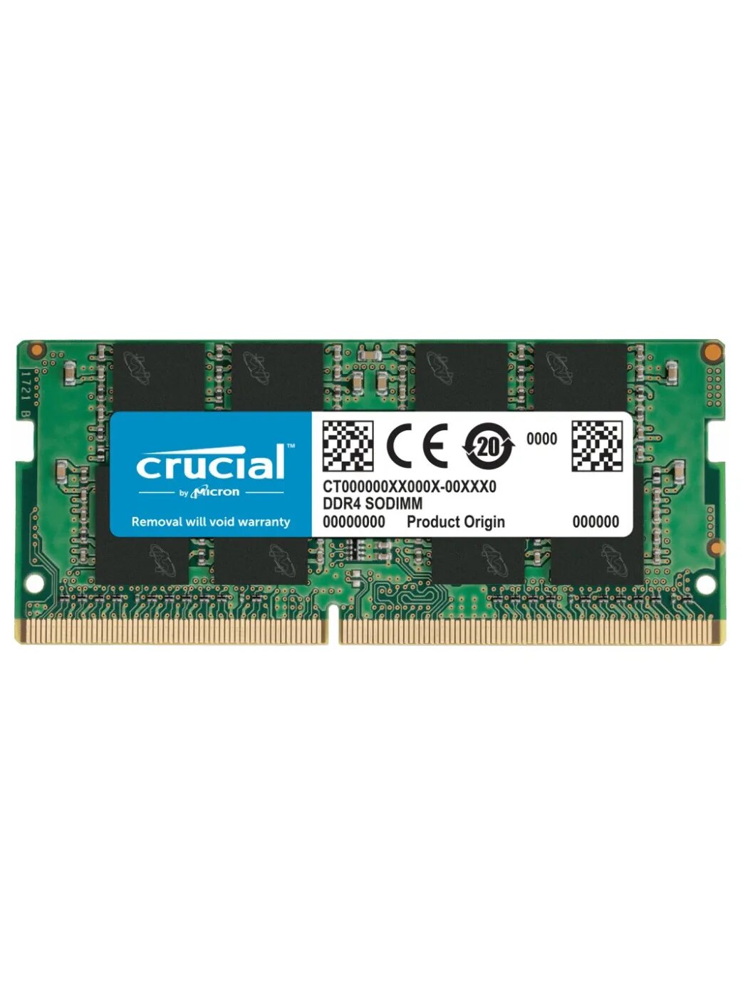 Оперативная память Crucial CT8G4SFRA32AT ГБ, DDR4, SODIMM, 3200 МГц, CL22