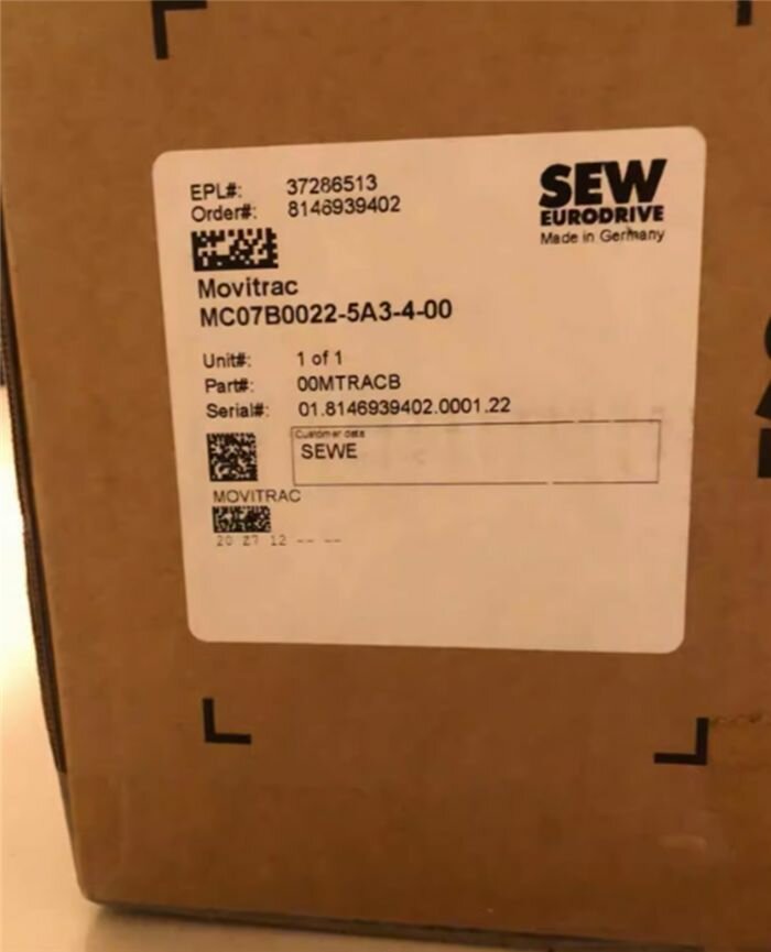 Модуль SEW EURODRIVE MOVITRAC MC07B0022-5A3-4-00 AC DRIVE INVERTER