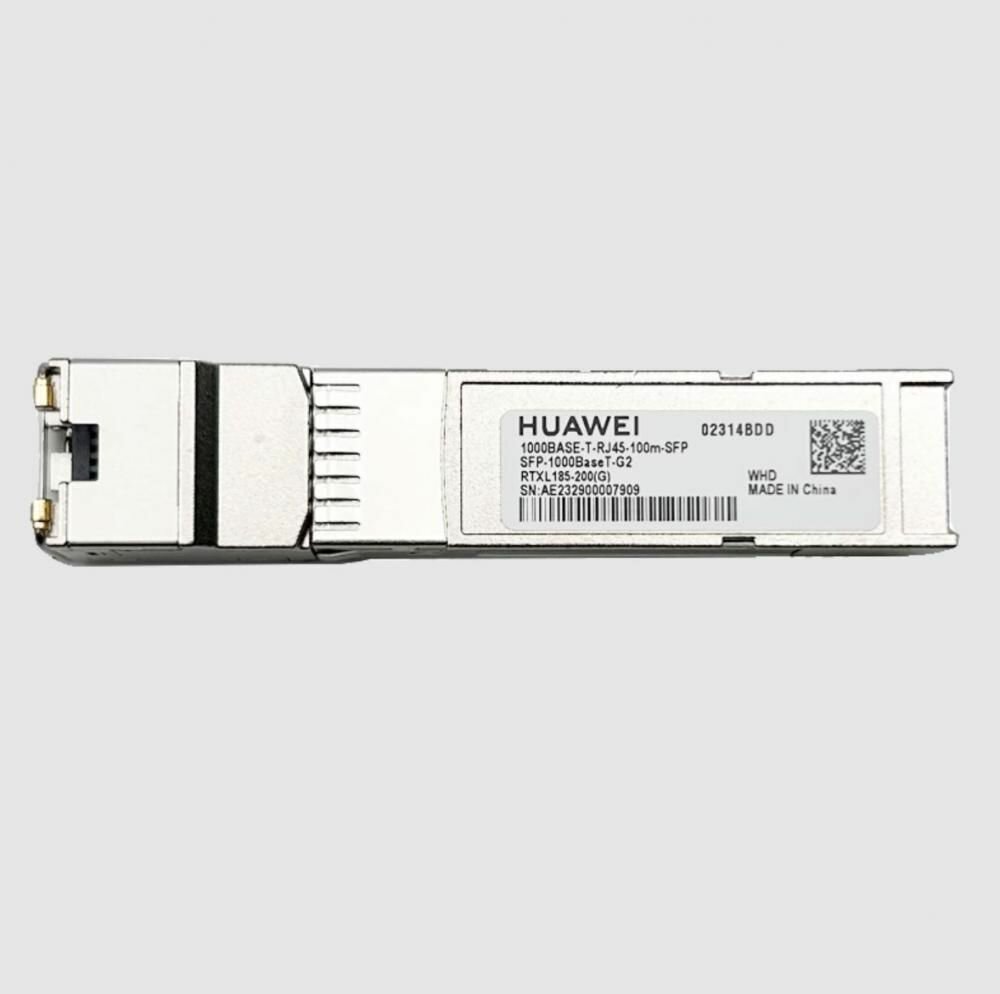 Трансивер Huawe* 02314BDD SFP-1000BaseT-G2 Electrical SFP GE Electrical Interface Module 100m RJ45 (02314BDD)