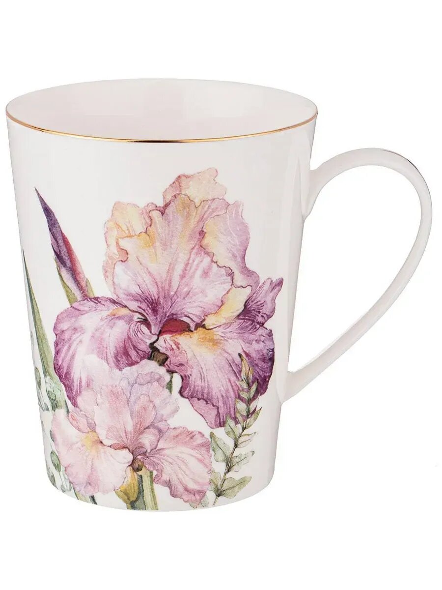 Кружка Lefard Irises 450 мл, фарфор