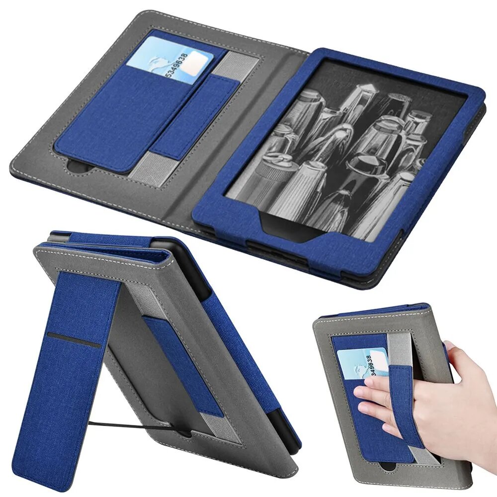 Чехол для Kindle Paperwhite 12-го поколения и Kindle Colorsoft Signature Edition (7 дюймов) с подставкой, функцией автоматического пробуждения и ручкой