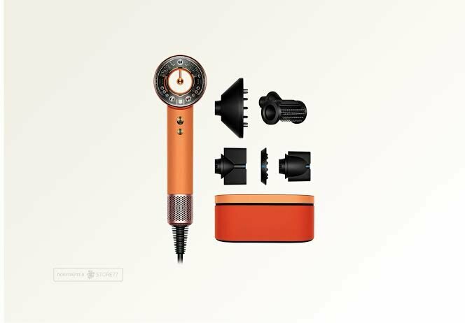 Фен Dyson Supersonic HD16 с кейсом, ceramic apricot/topaz, aбрикосовая керамика/топаз, наша вилка
