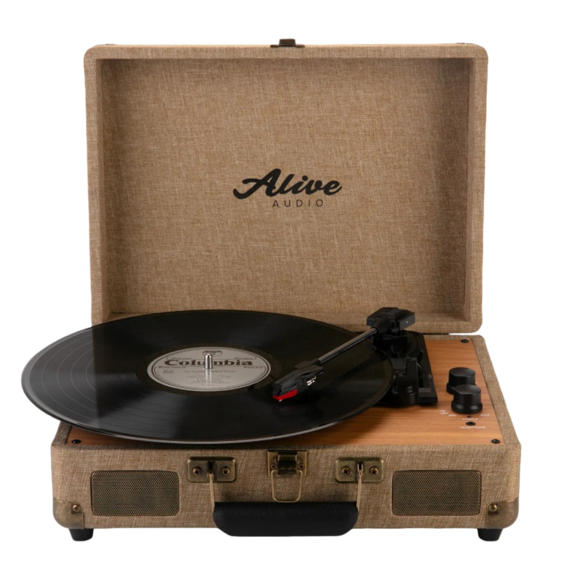 Проигрыватель винила Alive Audio GLAM The Canvas Edition mocca c bluetooth