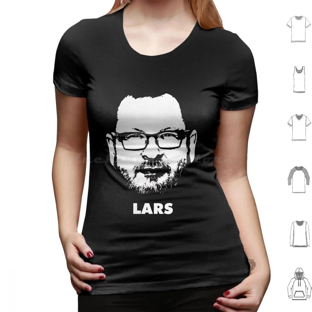 Футболка с принтом Lars Von Trier, черная, размер M