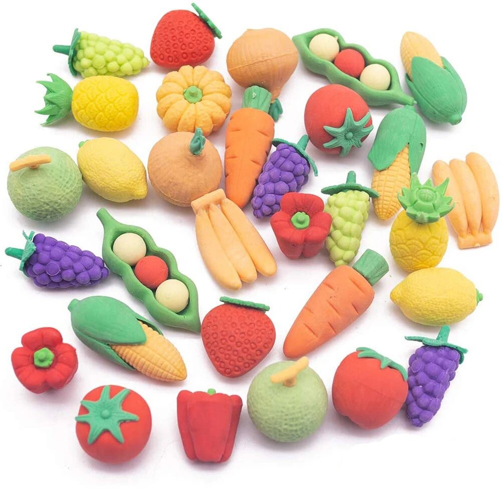 Ластики-головоломки Fruit & Vegetable Set