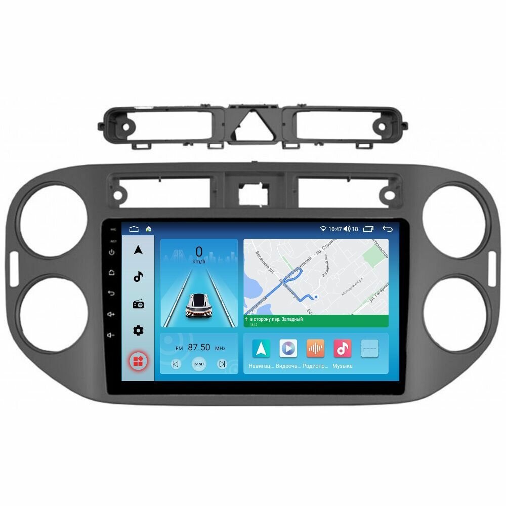 Магнитола Epic T18 Volkswagen Tiguan 1 2007-2011, Golf Plus 2004-2014 - Android 12 - Процессор 8 ядерный - Память 4+64Gb - Carplay - DSP - 4G(Sim)