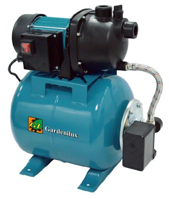 Насосная станция Gardenlux WPS1600N 1600Вт. 5400л/ч. 55м. 20л.