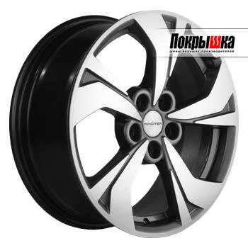 Диски литые Khomen KHW1724 7.0х17/5х114.3 D66.5 ET37.0, Gray-FP