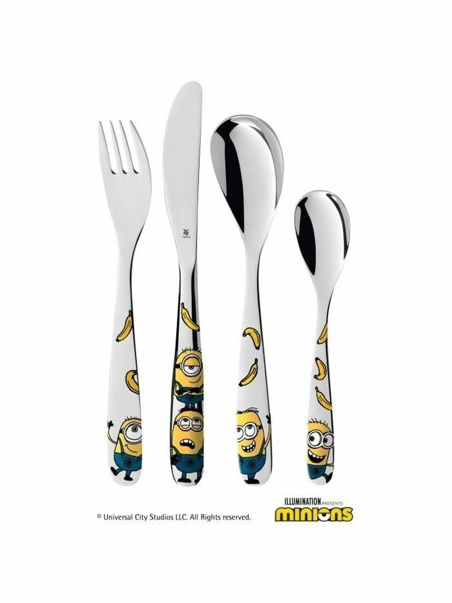 Набор детских столовых приборов 4 предмета WMF Minions