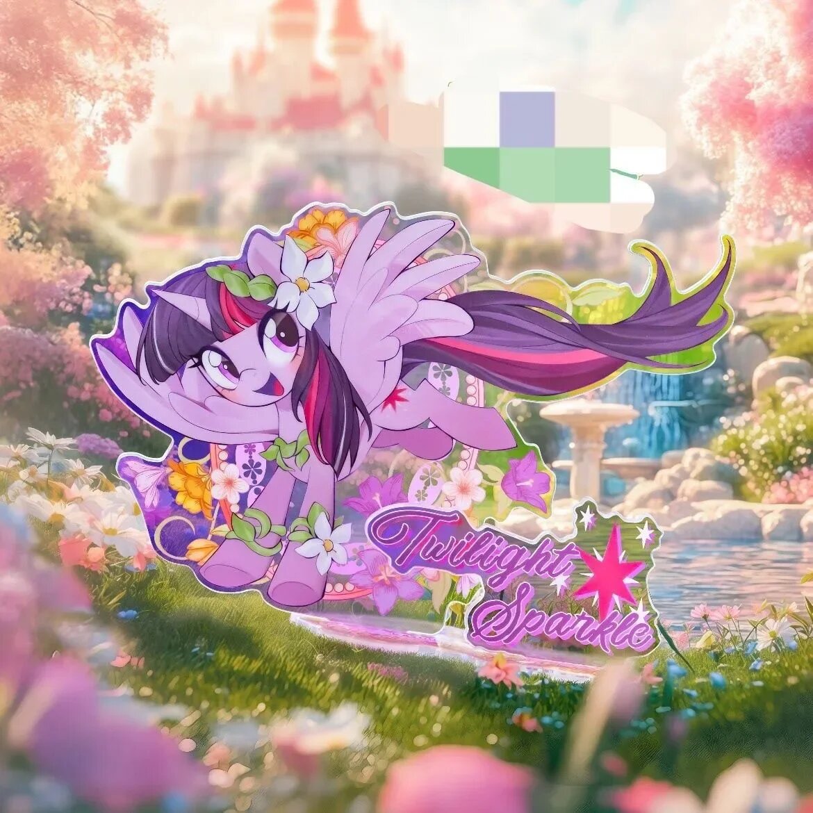 Фигурка My Little Pony: Twilight Sparkle Bandai из акрила Фиолетовый, D