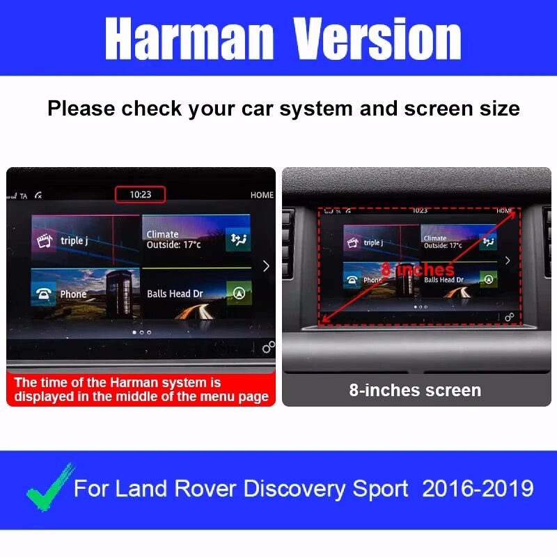 Беспроводной AI-бокс Apple CarPlay Android Auto Для Land Rover Jaguar Range Rover HARMAN 8inch