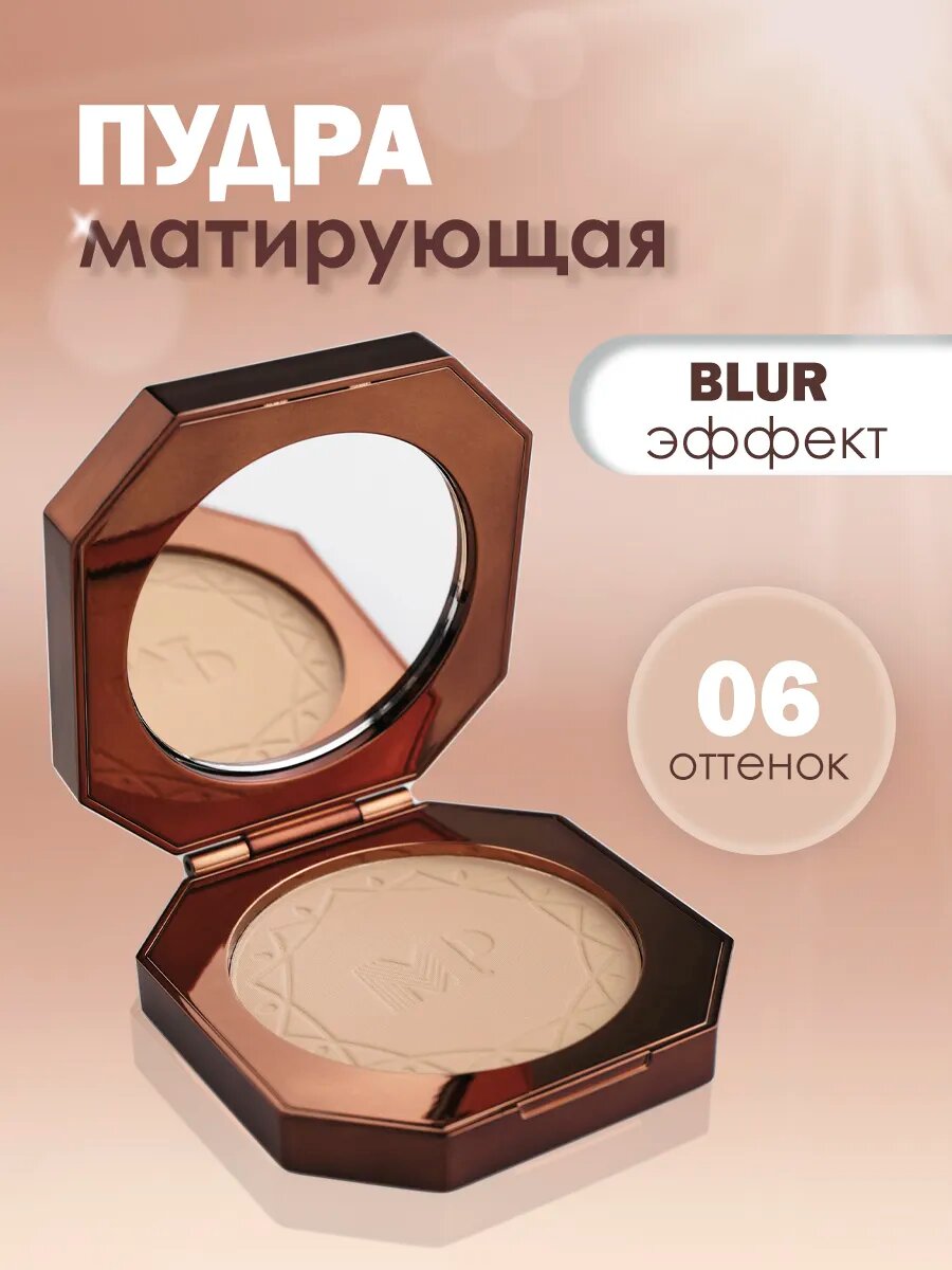 Пудра для лица матирующая тон 06