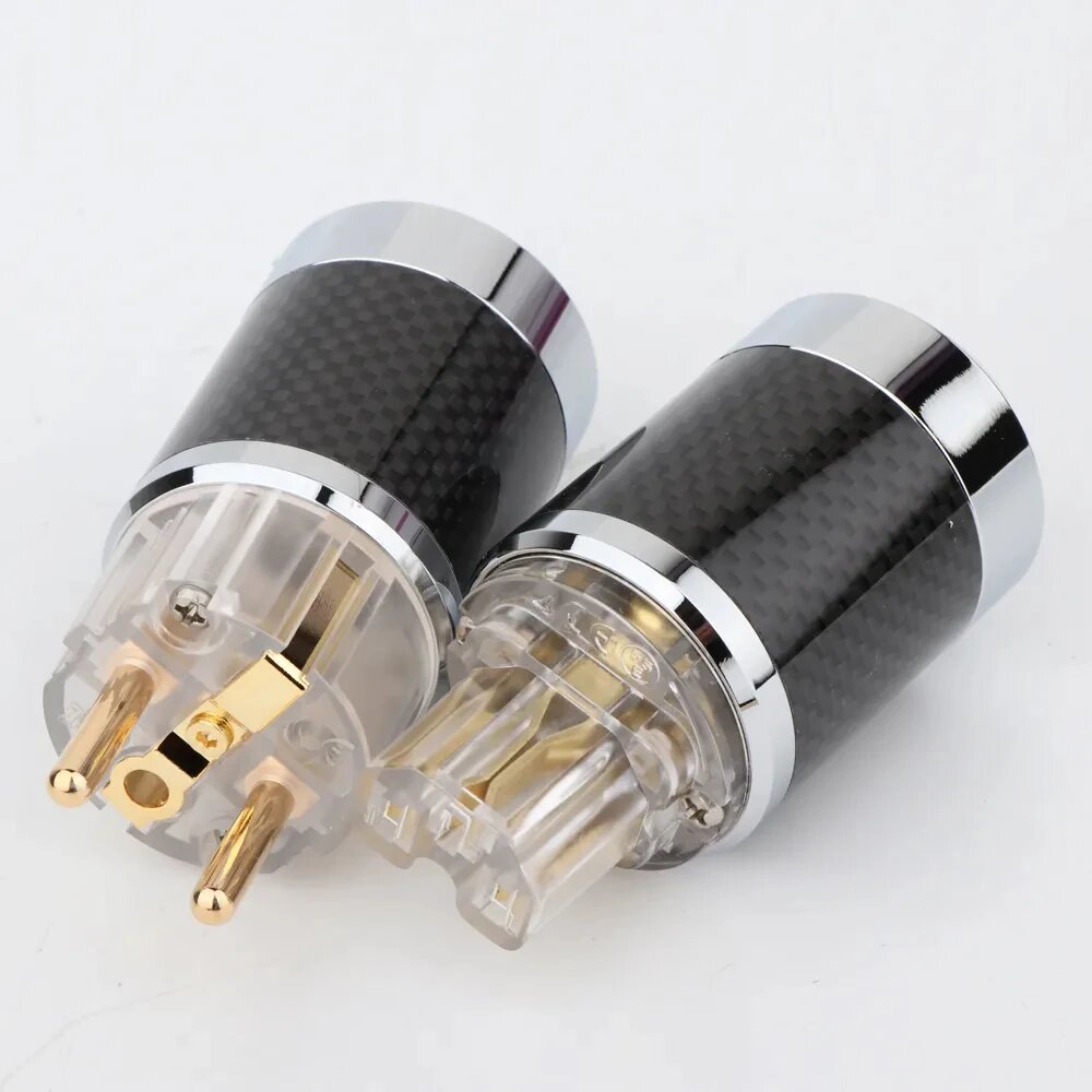 Preffair пара кабелей питания из углеродного волокна для Hi-Fi Pair -T Gold