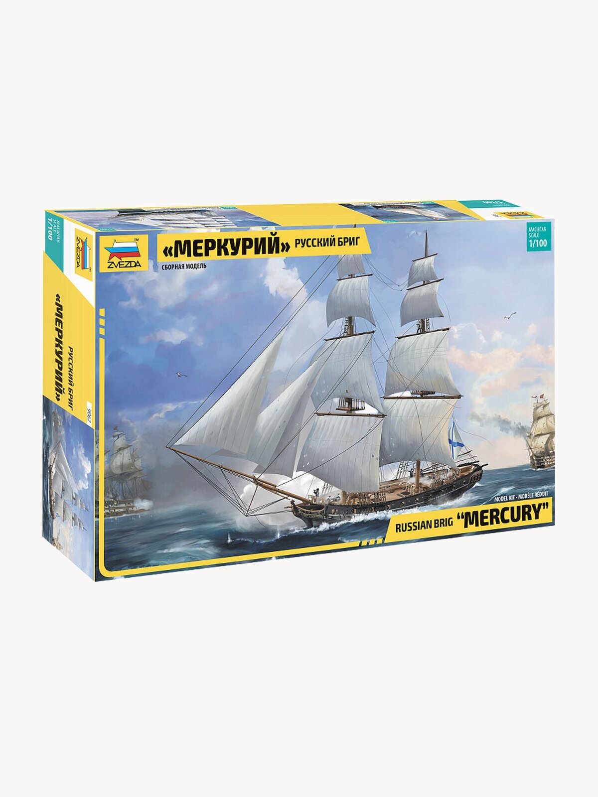 Сборная модель "Русский Бриг Меркурий"