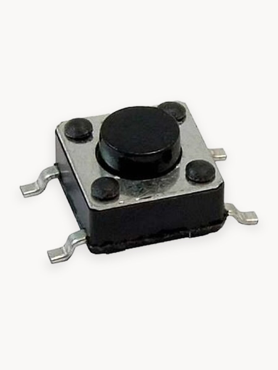 Кнопка тактовая 6.0 на 6.0 на 5.0 мм (20 штук)