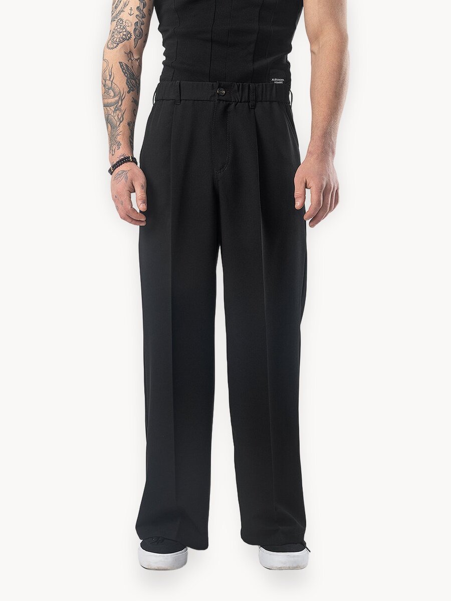 Брюки трубы Оверсайз классические