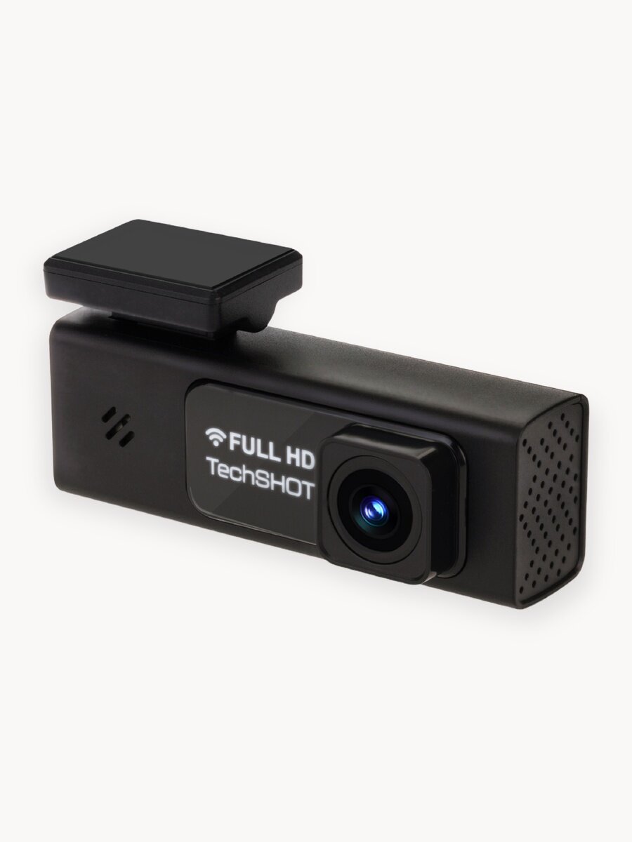Видеорегистратор TechSHOT G30, с WiFi, 30 кадров/сек, 1920х1080, черный